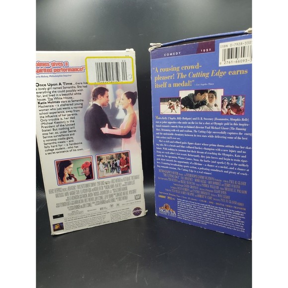 Media | Lot Of 2 Vhs Movies First Daughter Katie Holmes The Cutting ...